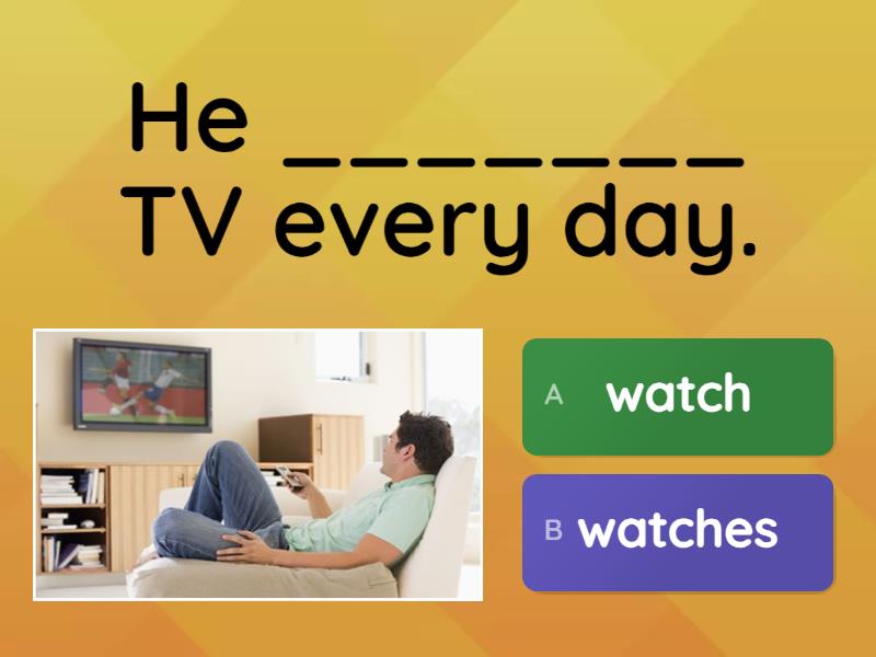 Spotlight 3 present simple - Quiz