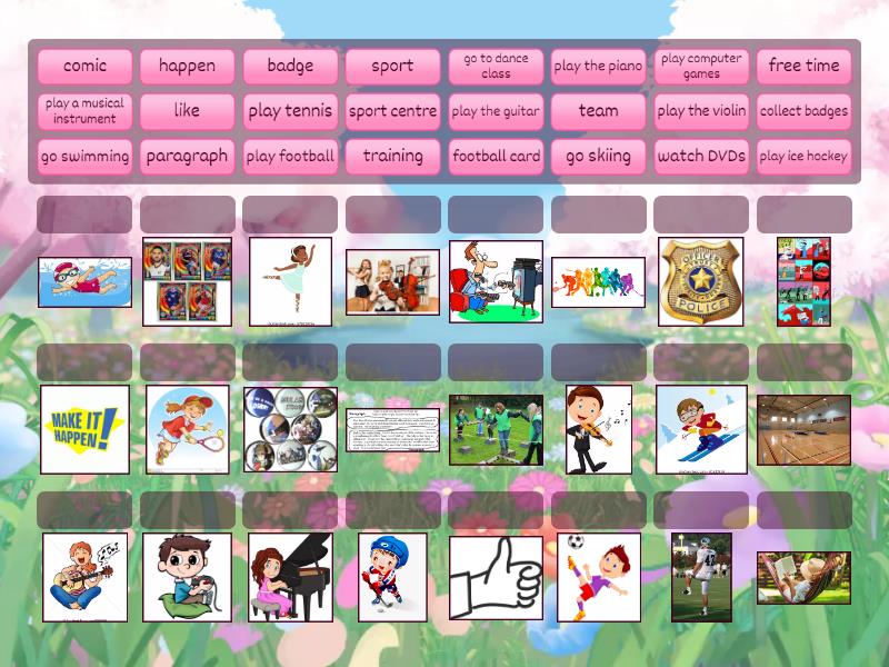 Project 1 Unit 4C Vocabulary - Match up