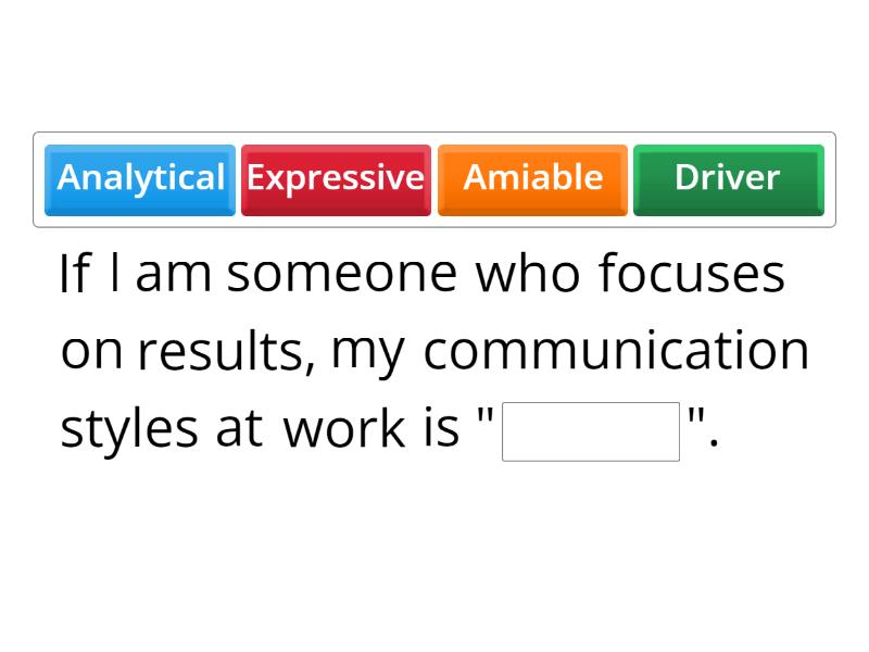 Virtual Communication Styles at Work - Complete the sentence
