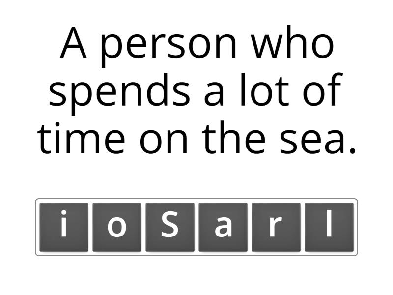 Guess the Theme of the Lesson - Anagram