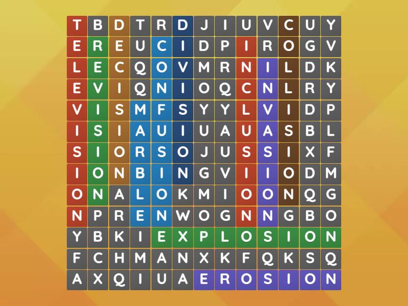 Spellings week 6 - Wordsearch