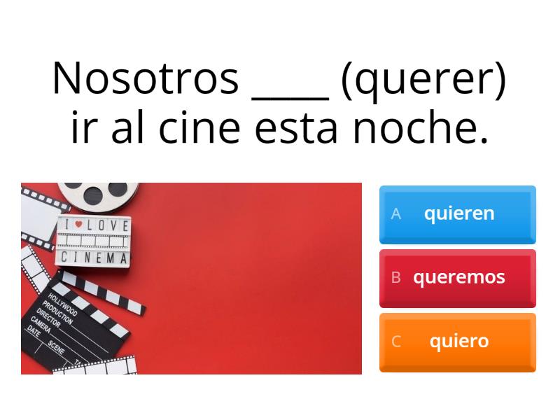 Verbos irregulares e > ie - Quiz