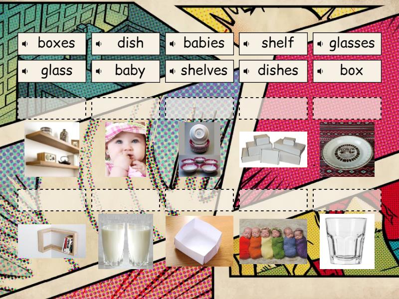 Spotlight 3 Plural nouns - Match up