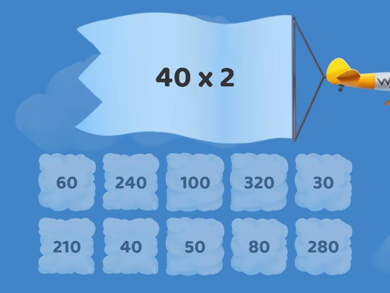 Multiplying Tens - Find the match