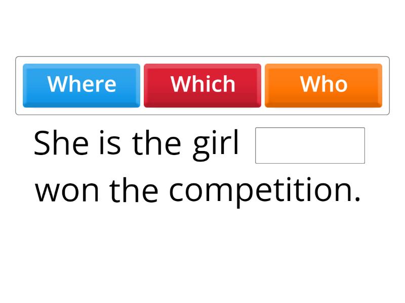 Defining relative clauses - Complete the sentence