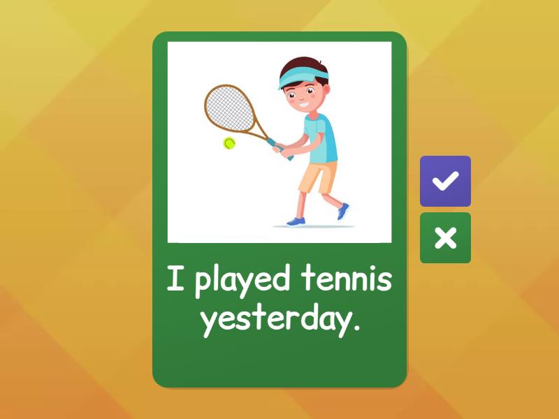 Past Simple sentences (read & translate) - Flash cards