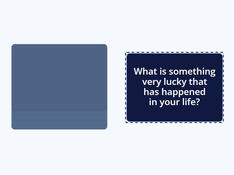 Luck Questions - Speaking cards