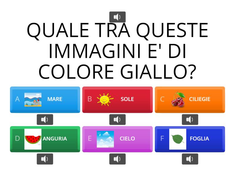 Colori e forme - Quiz