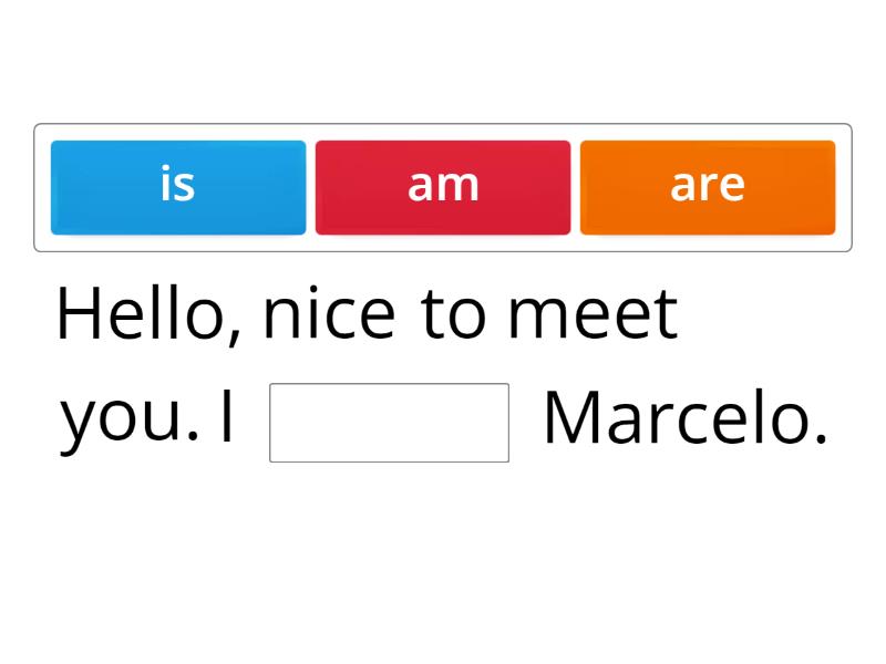 Basic 1 Verb to be - Complete the sentence