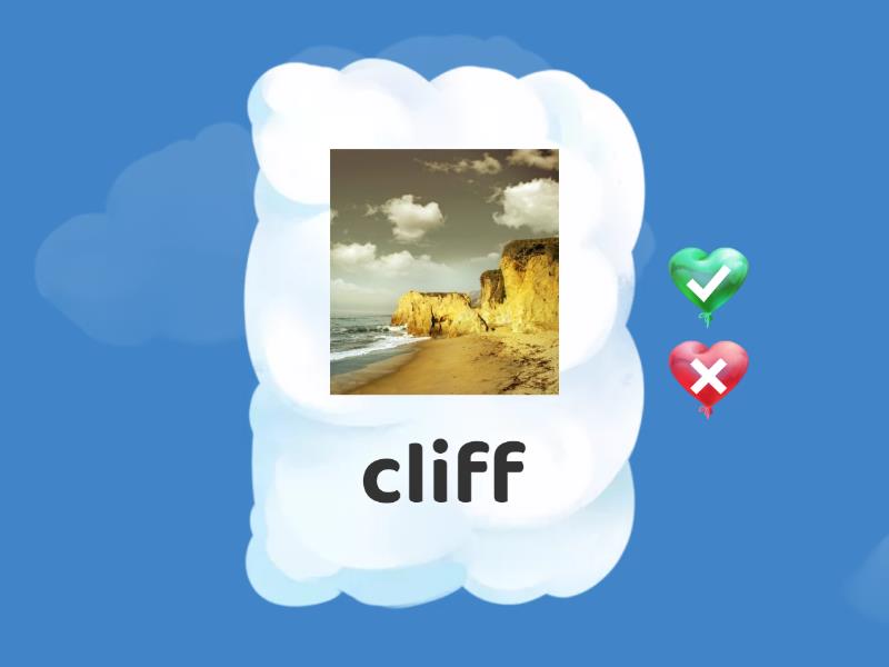 geographical features - Flash cards