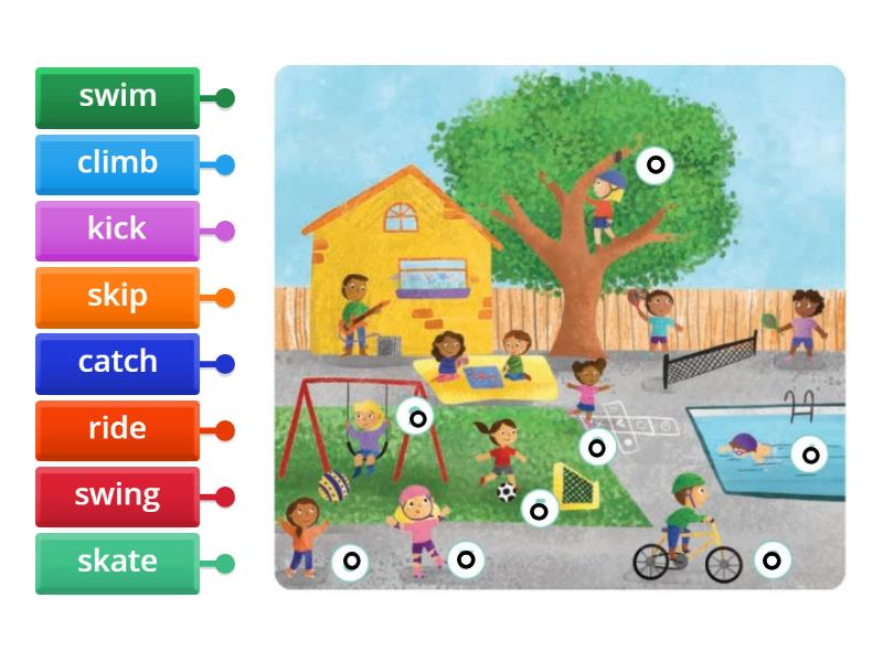 Unit 4 Let's try new activities 14 ( segundo de primaria ) - Labelled ...
