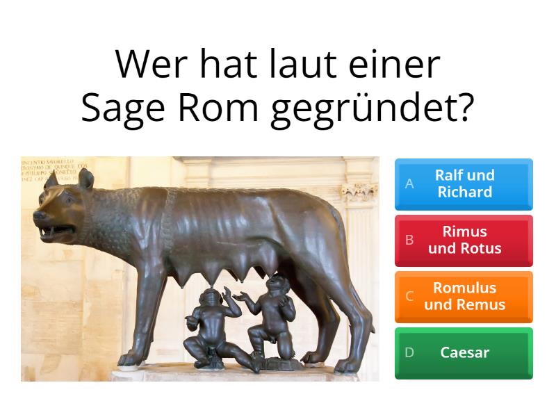 Das antike Rom - vom Dorf zum Weltreich - Quiz