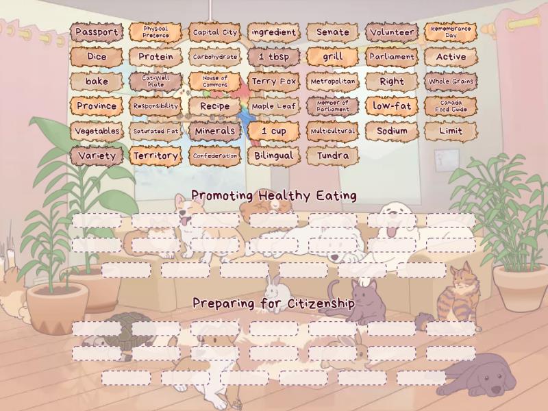 Learners Conference Reflection - Vocabulary Matching - Group sort