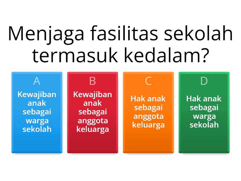 AYO BERMAIN KUIS HAK DAN KEWAJIBAN ANAK SEBAGAI ANGGOTA KELUARGA DAN ...