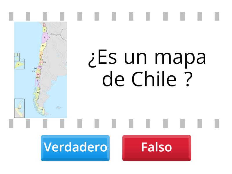 Los mapas - Verdadero o falso