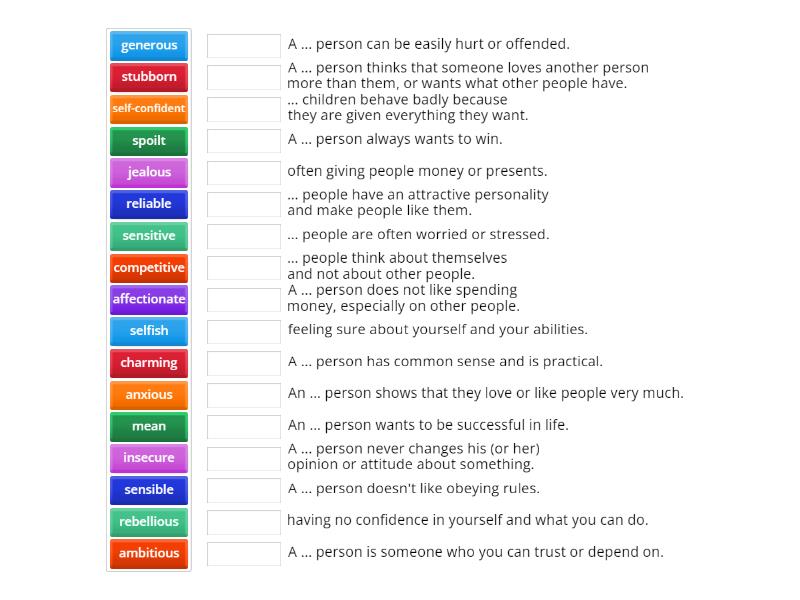 Personality - Match up