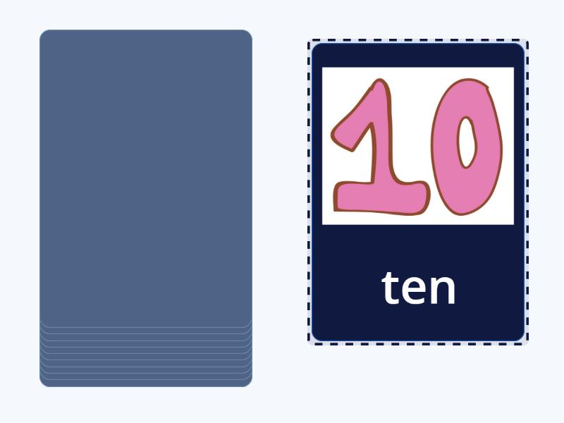 Numbers 0-100 - Speaking cards