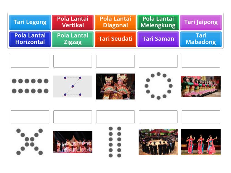 Latihan SBdP Kelas 5 tema 9 - Match up