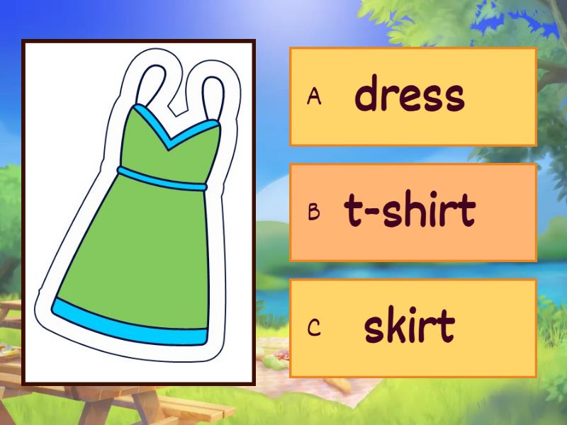 Look 1 - Unit 9: My clothes. - Lesson 1: Words. - Quiz