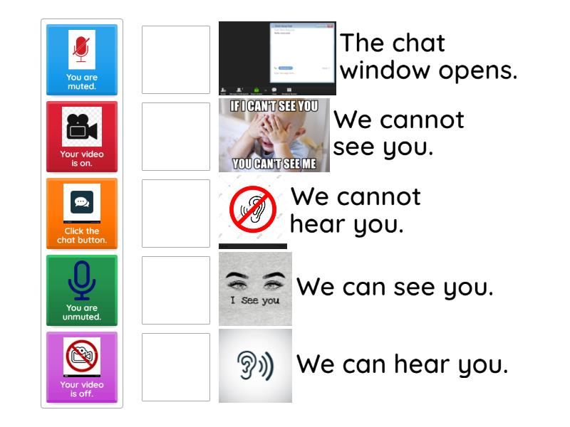 Match Zoom Functions - Match up