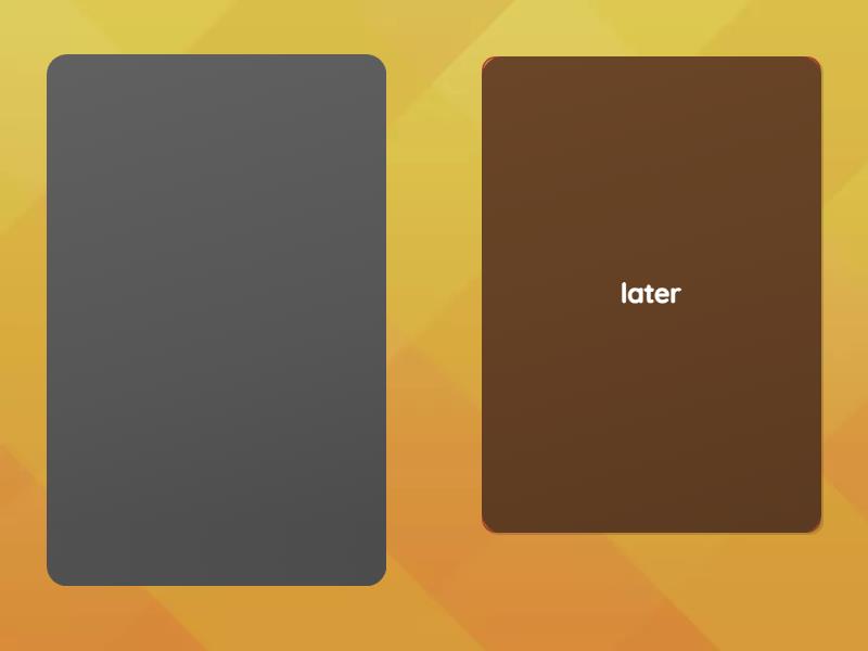 Future Simple Signal Words - Speaking cards