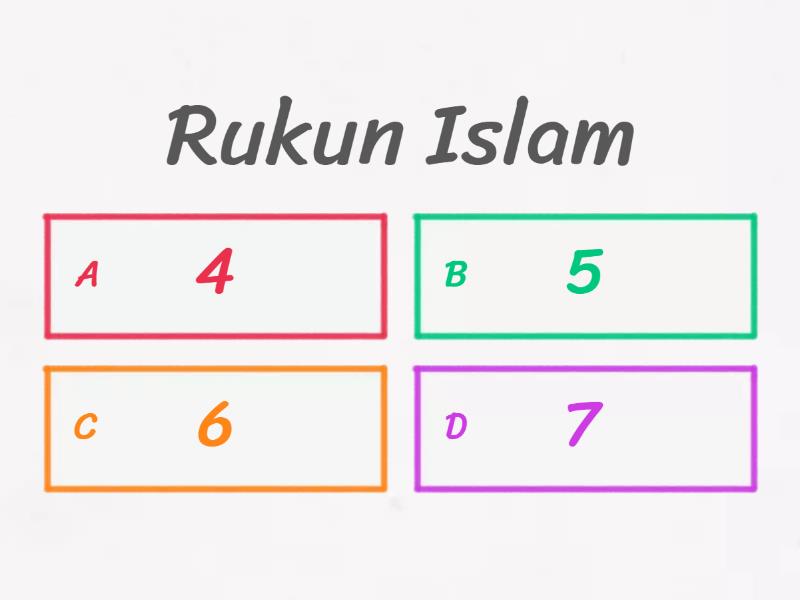 KUIZ AGAMA 1 - Quiz