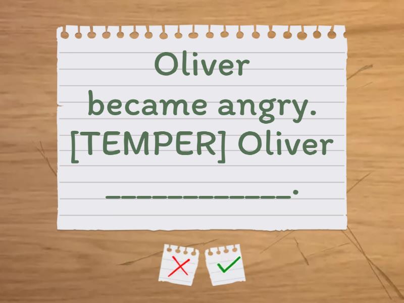 Sentence transformation snakes and ladders - Flash cards