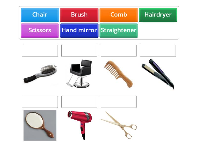 IPD - Beauty Salon Vocabulary - Match up