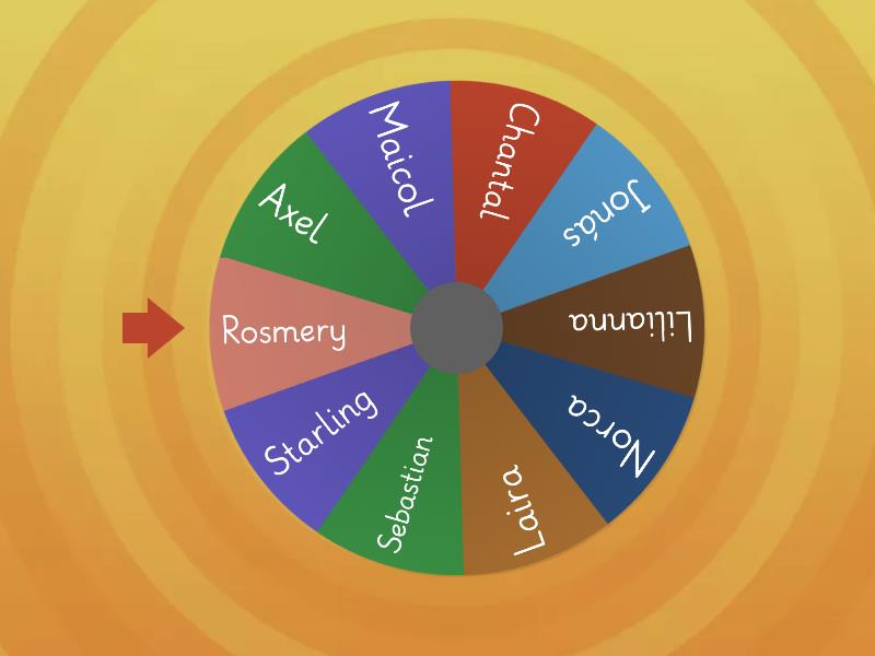 Cierre - Random wheel