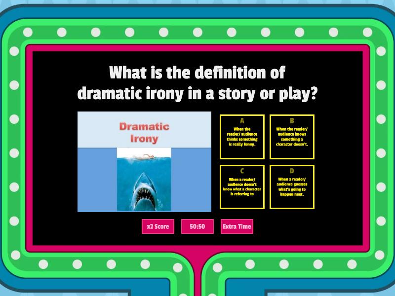 Types of Irony - Gameshow quiz