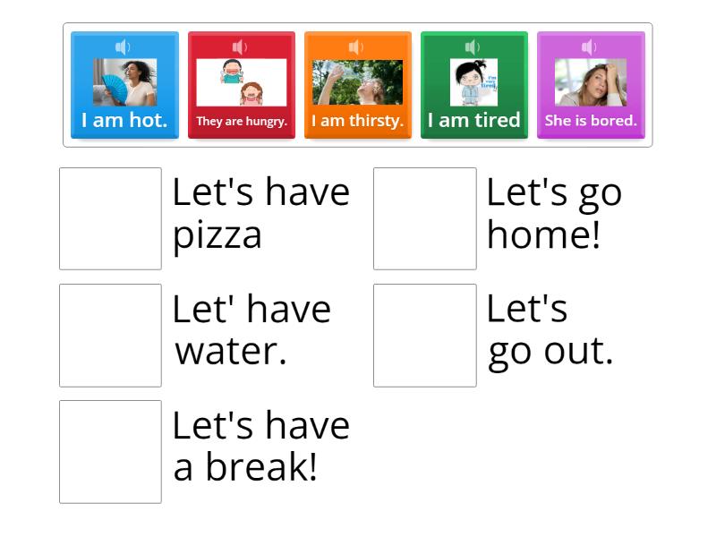 Let's +Verb - Match up