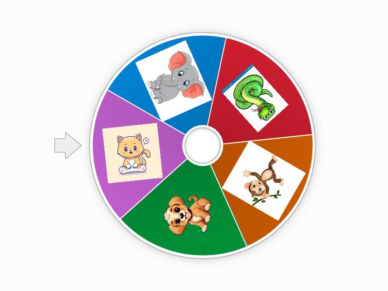 Ruleta de los animales - Spin the wheel