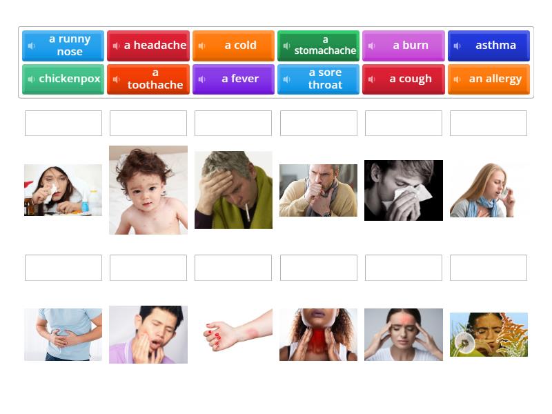 Health Problems - Match up