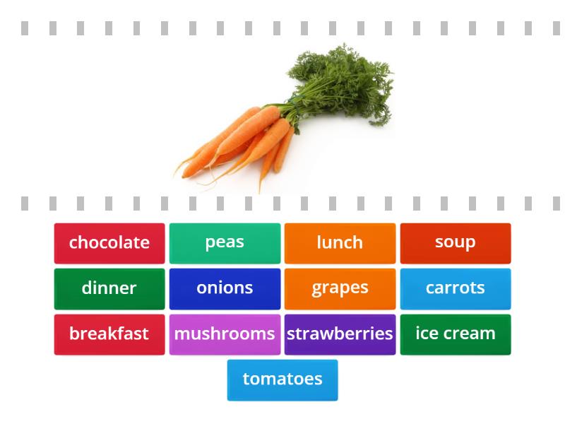 Nea 2 unit 6 food - Znajdź parę