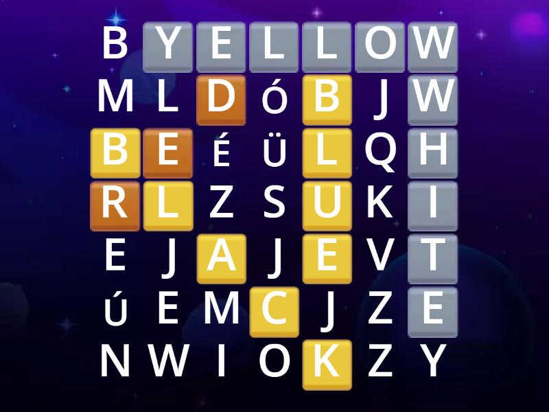 Colors - Wordsearch