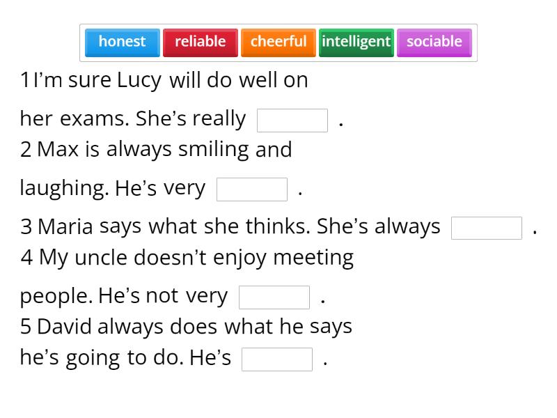 Evolve 3. Unit 1. What's your personality. Vocabulary. Part 4 ...