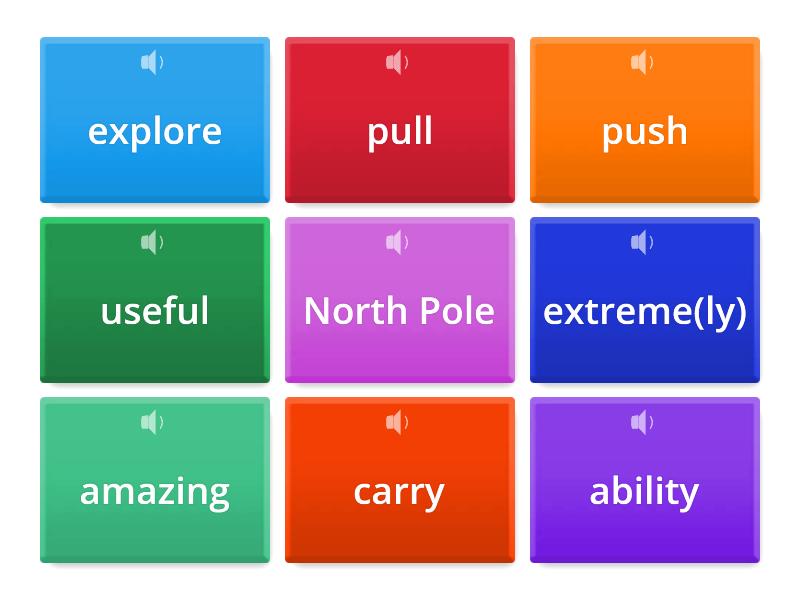 Empower A1 Unit 11b extra vocabulary - Flip tiles