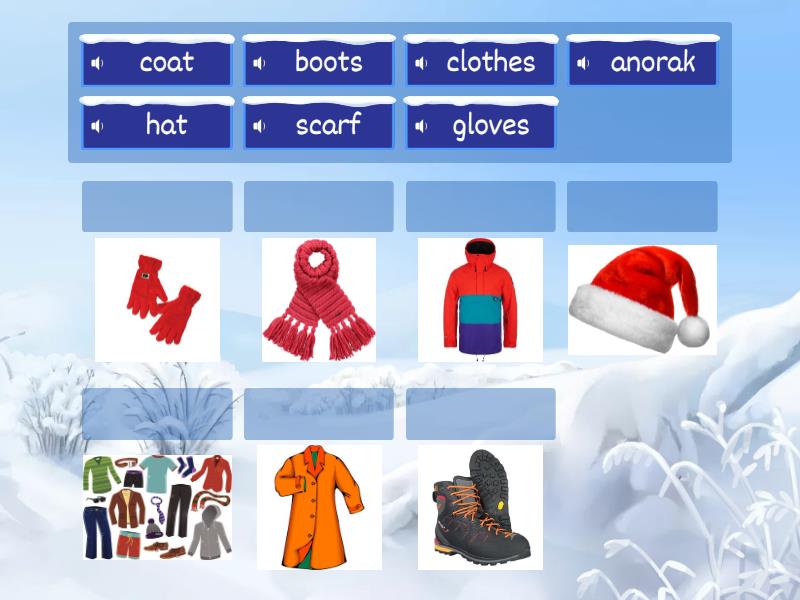 Winter clothes - Match up