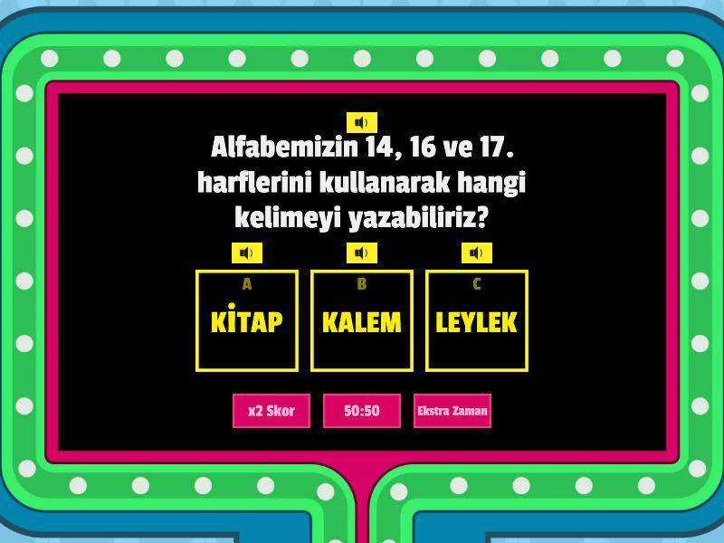 3. SINIF BİLGİ YARIŞMASI TÜRKÇE MATEMATİK - Concurso de preguntas