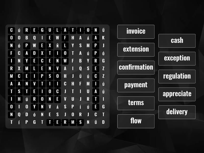 Word search: A phone call from a customer - Wordsearch