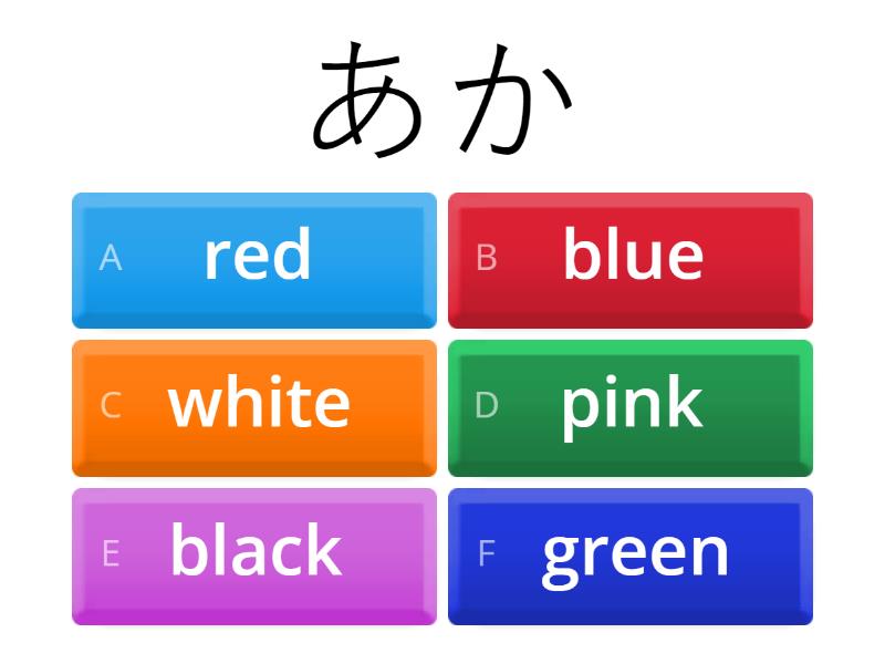 Year 7 Colours - Quiz