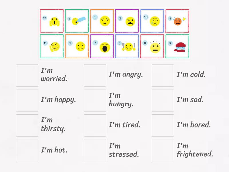 Feelings (EF 2C) - Match up