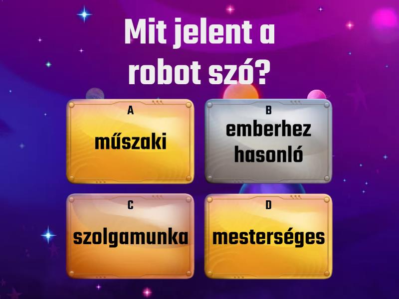 Robotok - Kvíz