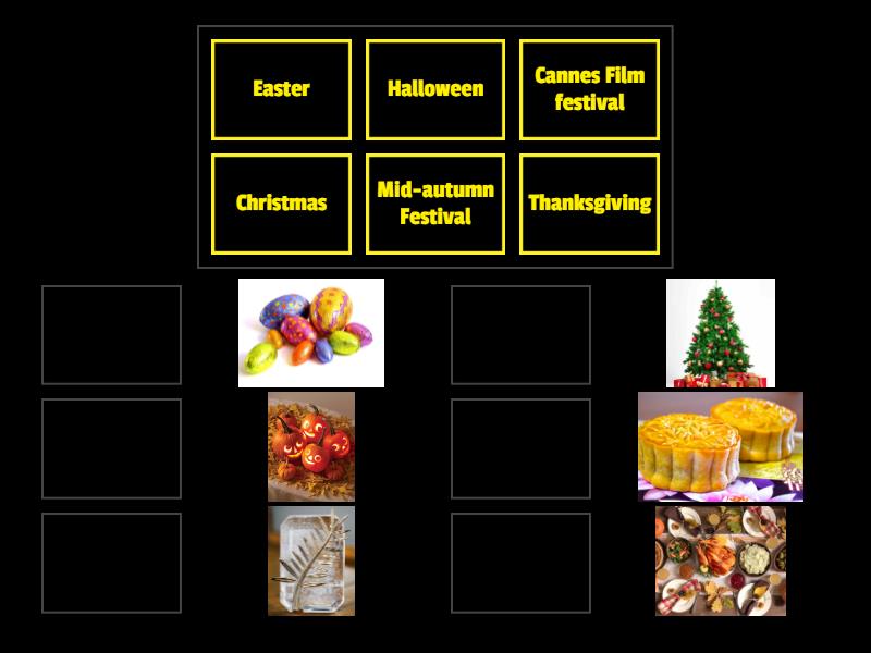 Match the festivals with their images - Match up