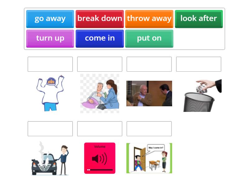 Phrasal verbs - Match up