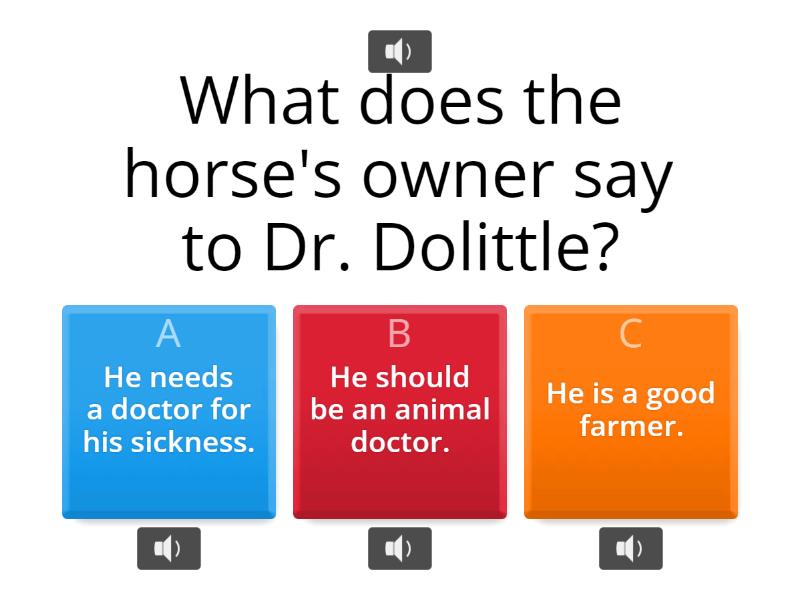The Story of Dr. Dolittle 2: Animal Language - Quiz