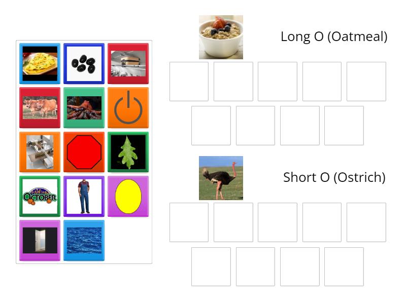 Long O/Short O Sort - Group sort