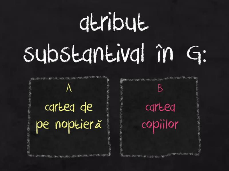 atribute mai ales - Quiz