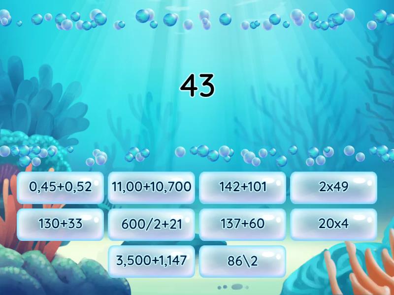 le 4 operazioni - Find the match