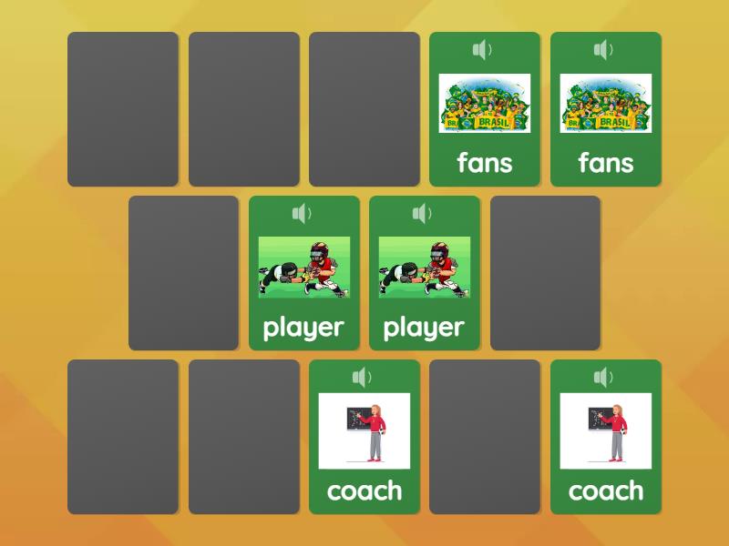 Lesson 7 What's your favourite sport? (Compass 2) - Matching pairs